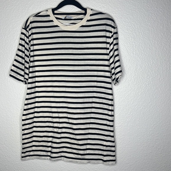 Zara | Tops | Zara Basic Striped T Shirt | Poshmark